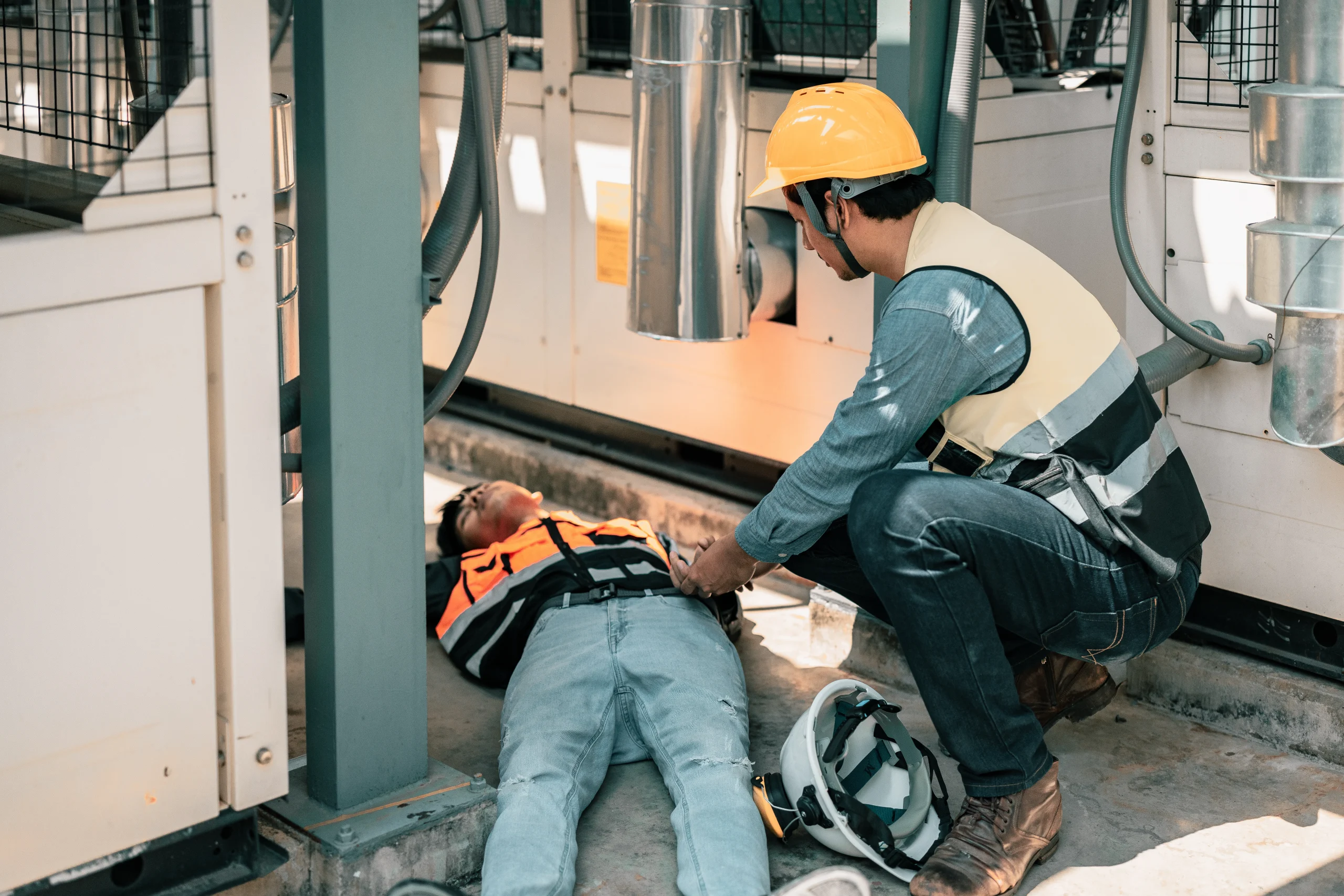 Perform elevated work platform controlled descent escape - Health ...